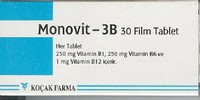 MONOVIT-3B 30 Film tablet Ambalaj Formülü