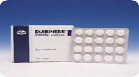 DIABINESE 250 mg 100 tablet Formülü